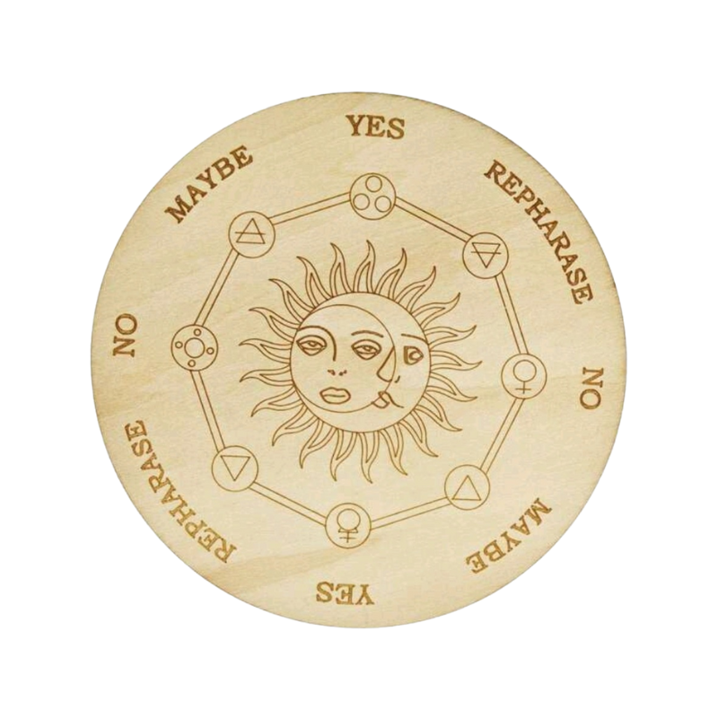Planche Pendule Débutant en Bois - Outil de Divination Artisanale